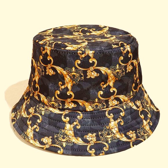 3am | Accessories | Designer Inspired Baroque Bucket Hat | Poshmark
